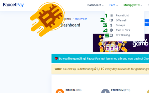 شرح موقع FaucetPay لربح العملات الرقمية مجاناً (تحديث 2025)